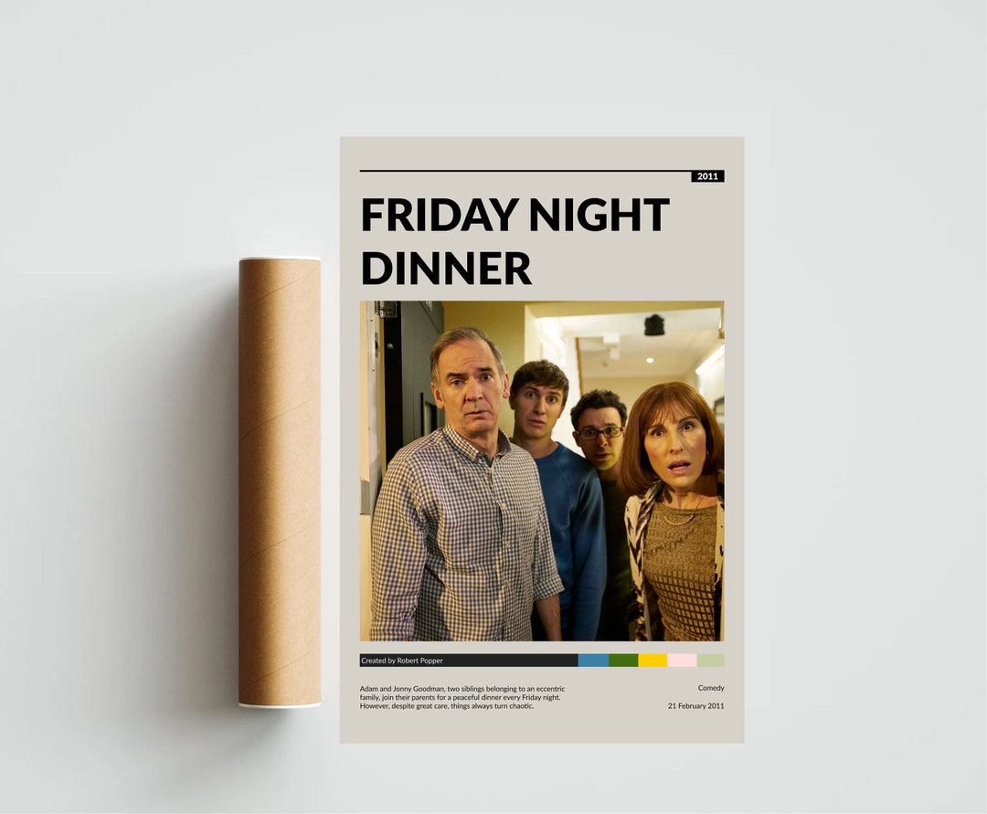 Friday Night Dinner Poster - Etsy