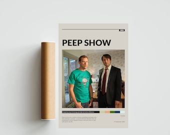 Peep Show, A1 Poster, 594mm X 841mm, 350 References, 170gsm Silk, Film ...