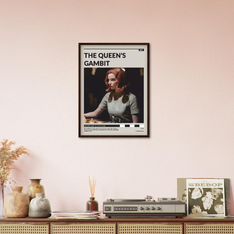 The Queen's Gambit Poster - Etsy