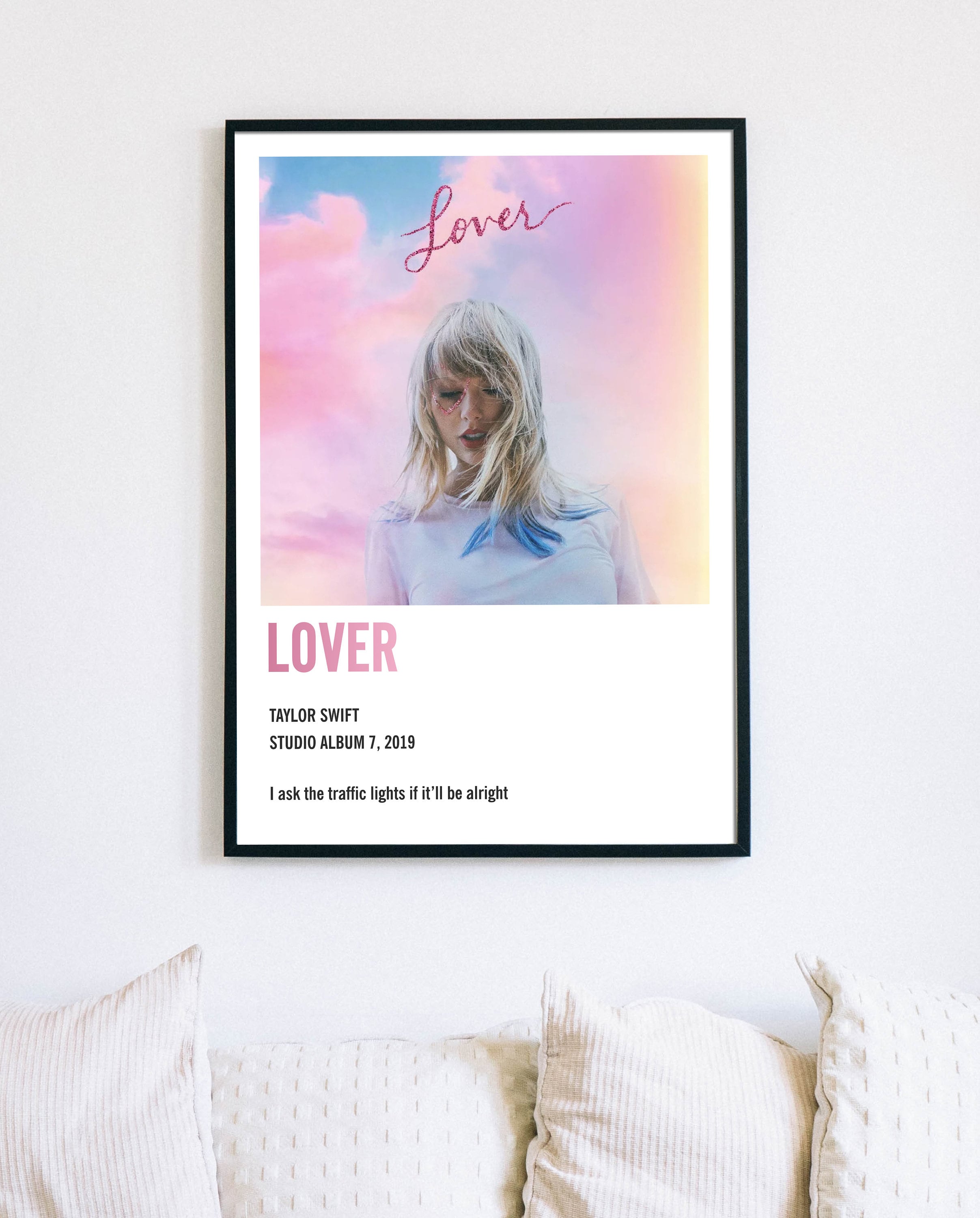 Taylor Swift Lover Album Poster, Digital Download - Etsy