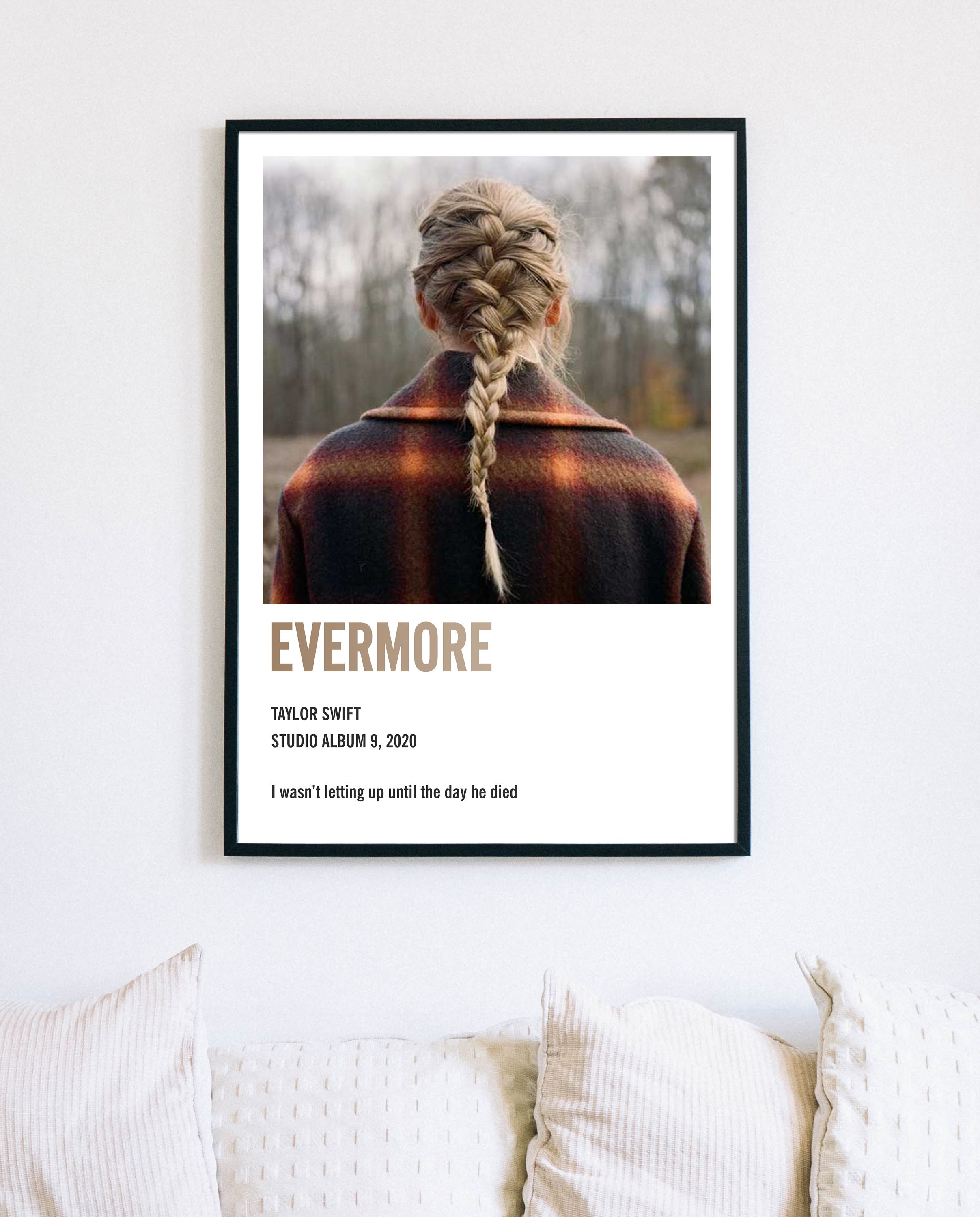 Taylor Swift - Evermore Album Poster, Digital Download - Etsy
