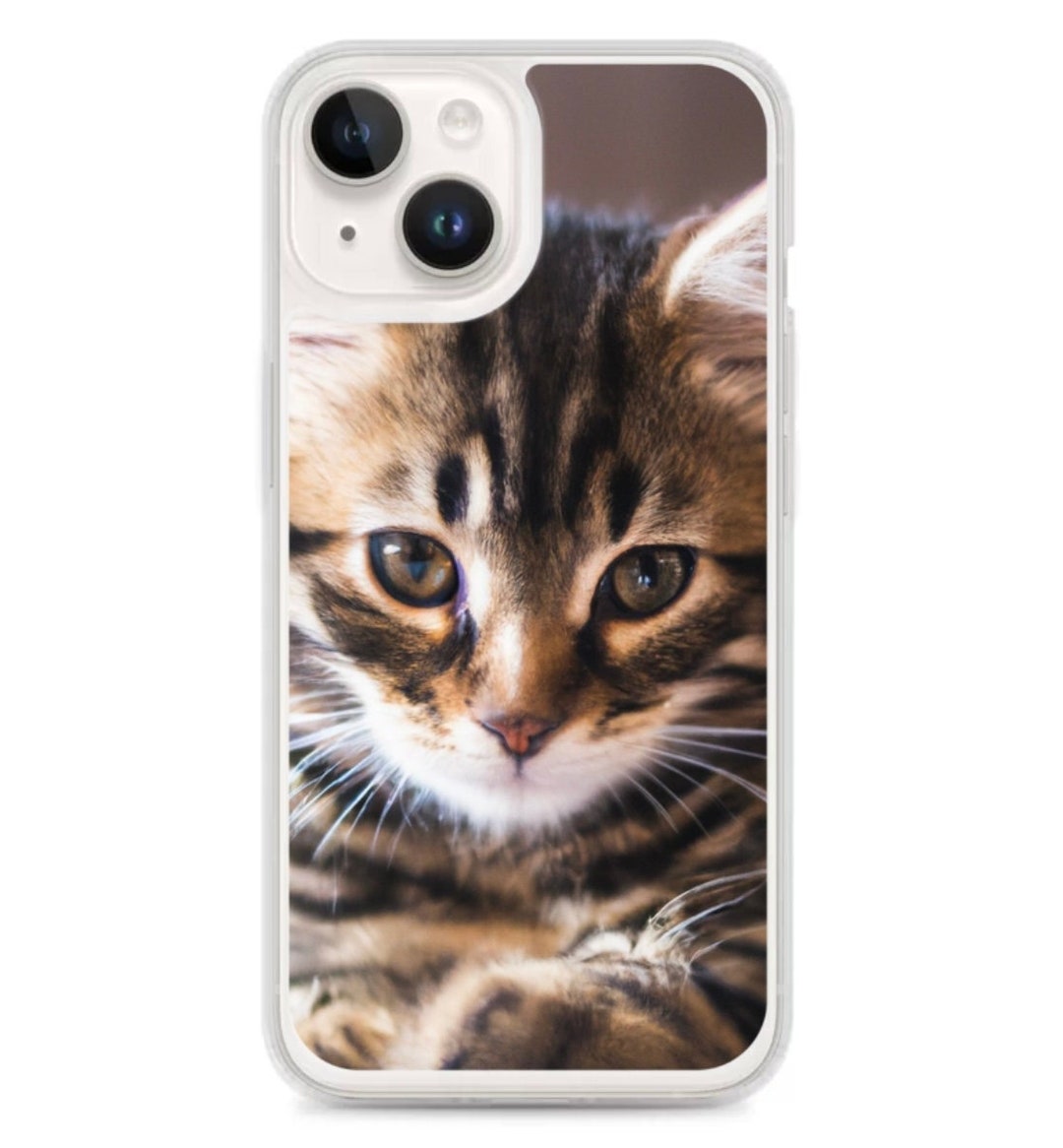 Cute Tabby Cat Phone Case - Etsy