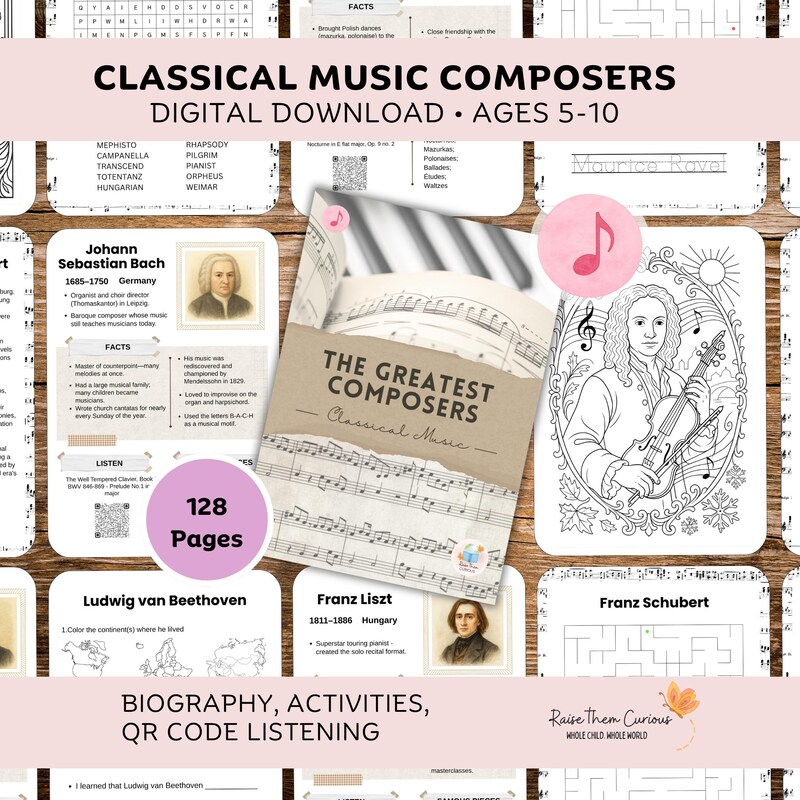 Music History Composers - Etsy