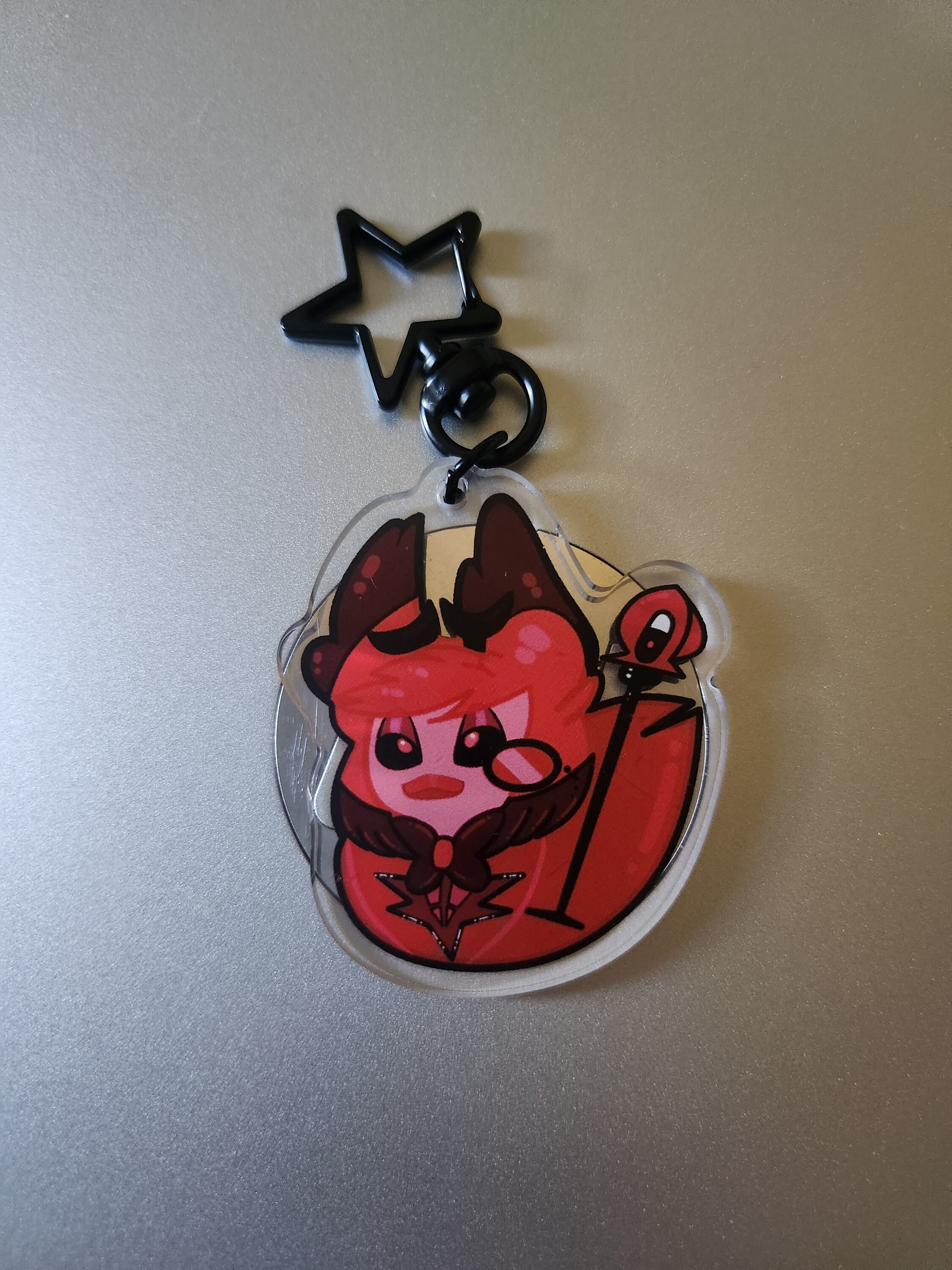 Hazbin Hotel Alastor Duck Keychain Duck - Etsy