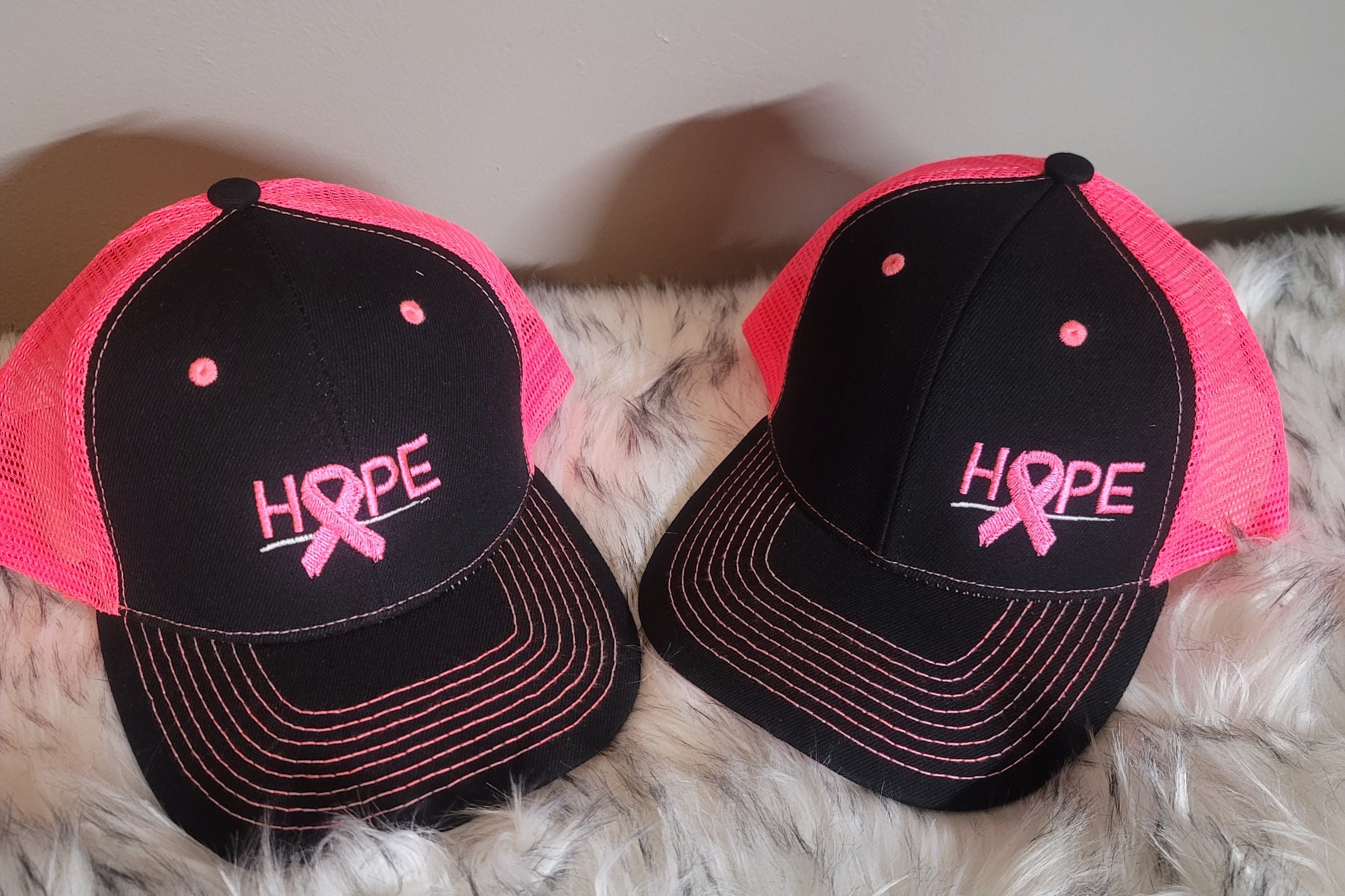 Hope Breast Cancer Hats - Etsy