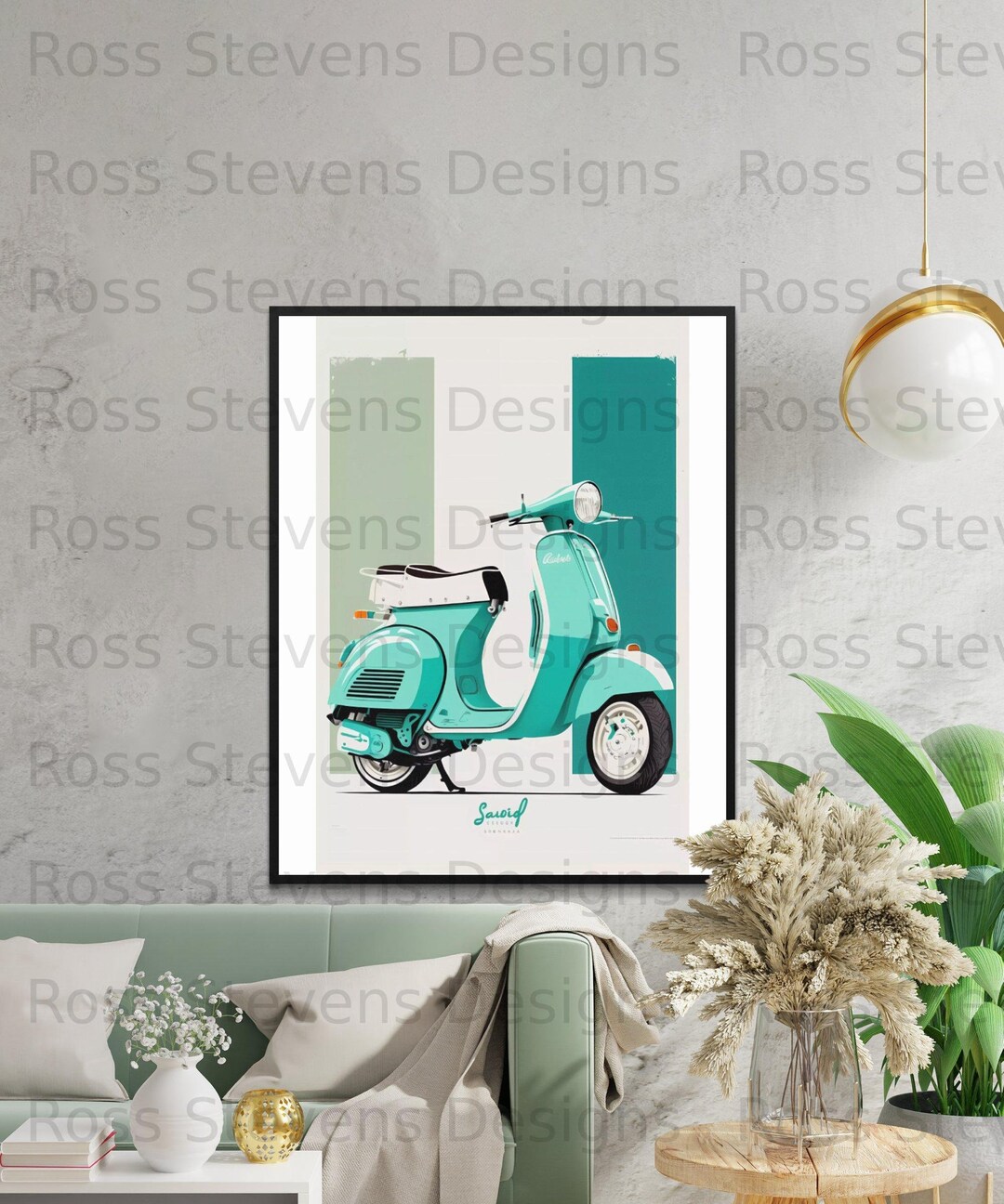 Vespa Knolling Lambretta Mod Ska Scooter - Etsy