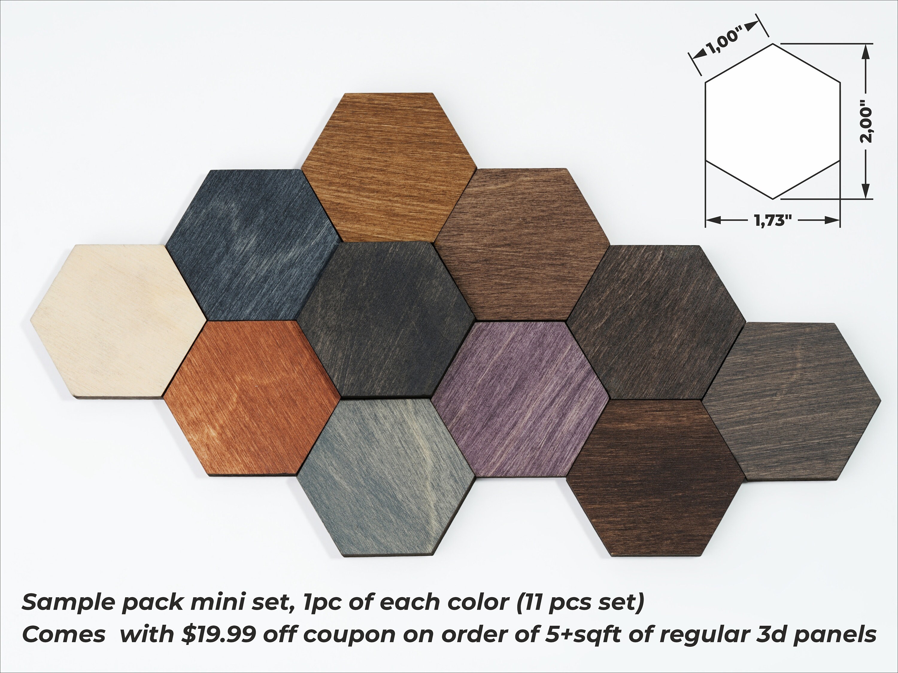 Hexagon Wood Wall Art Honeycomb Wall Panel Honeycomb Wall - Etsy