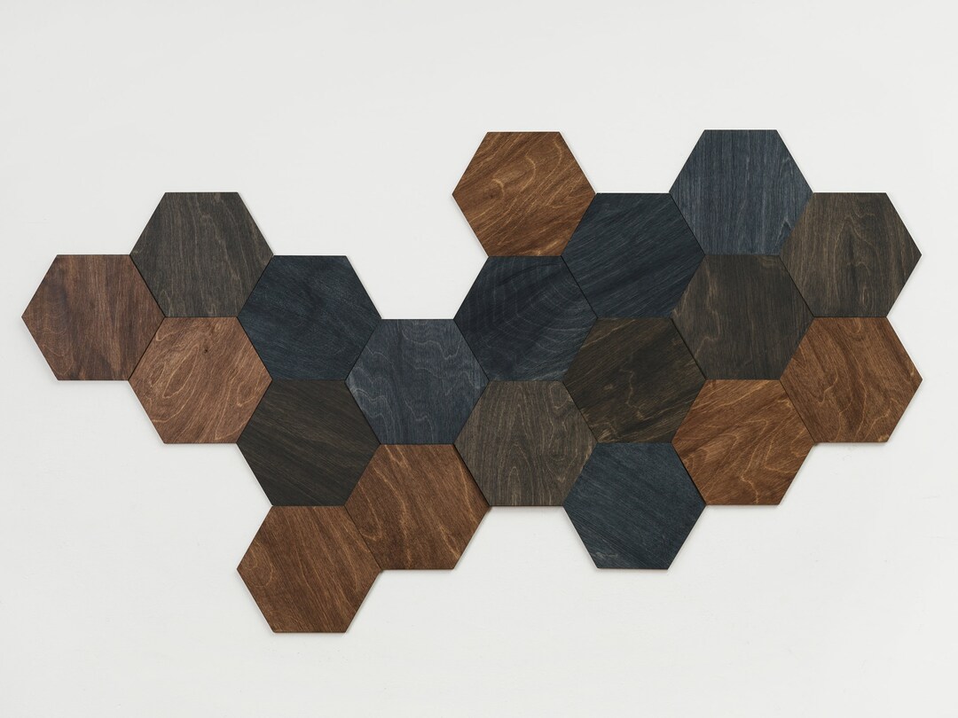 Hexagon Wall Decor Honeycomb 3D Wooden Panels Hexagon Wall - Etsy