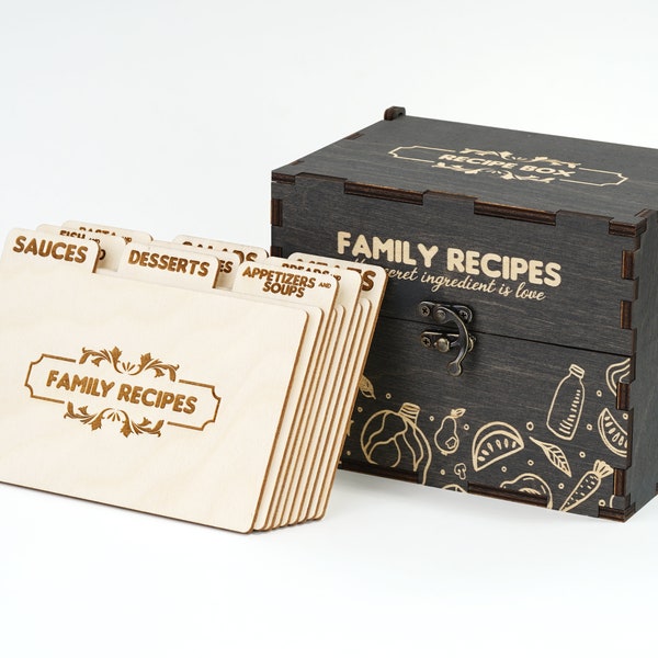 Custom Wooden Box With Dividers - Etsy