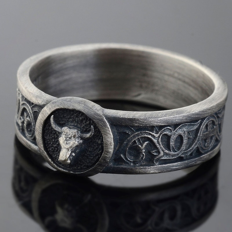Jewelry Taurus Ring - Etsy