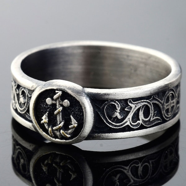 Anchor Ring - Etsy