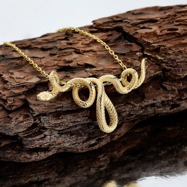 Snake Necklace Mens - Etsy