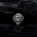 Silver Angry Gorilla Ring, , African Gorilla Men Ring, Mens Ring ...