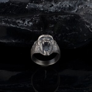 Silver Angry Gorilla Ring, African Gorilla Men Ring, Men Ring, Unique ...