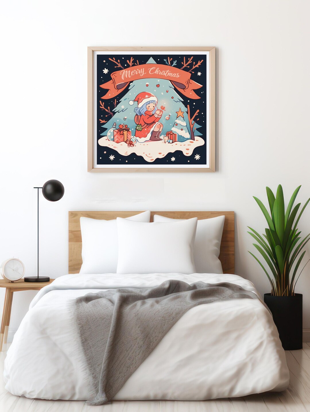 Christmas Wall Art, Christmas Printable Set, Christmas Gift, Christmas ...