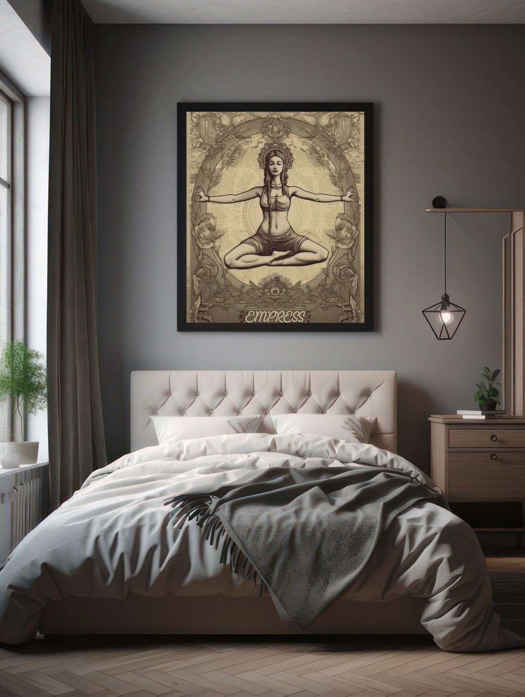Yoga Poses Poster, Spiritual Decor, Yogi Print, Printable Wall Art ...
