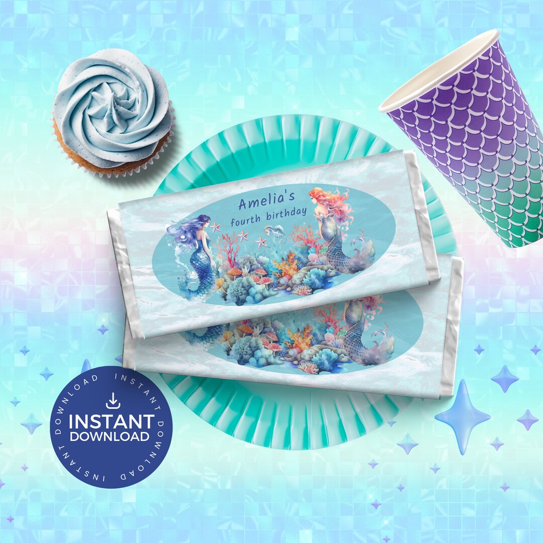 Chocolate Bar Label INSTANT DOWNLOAD Candy Bar Wrapper, Printable ...