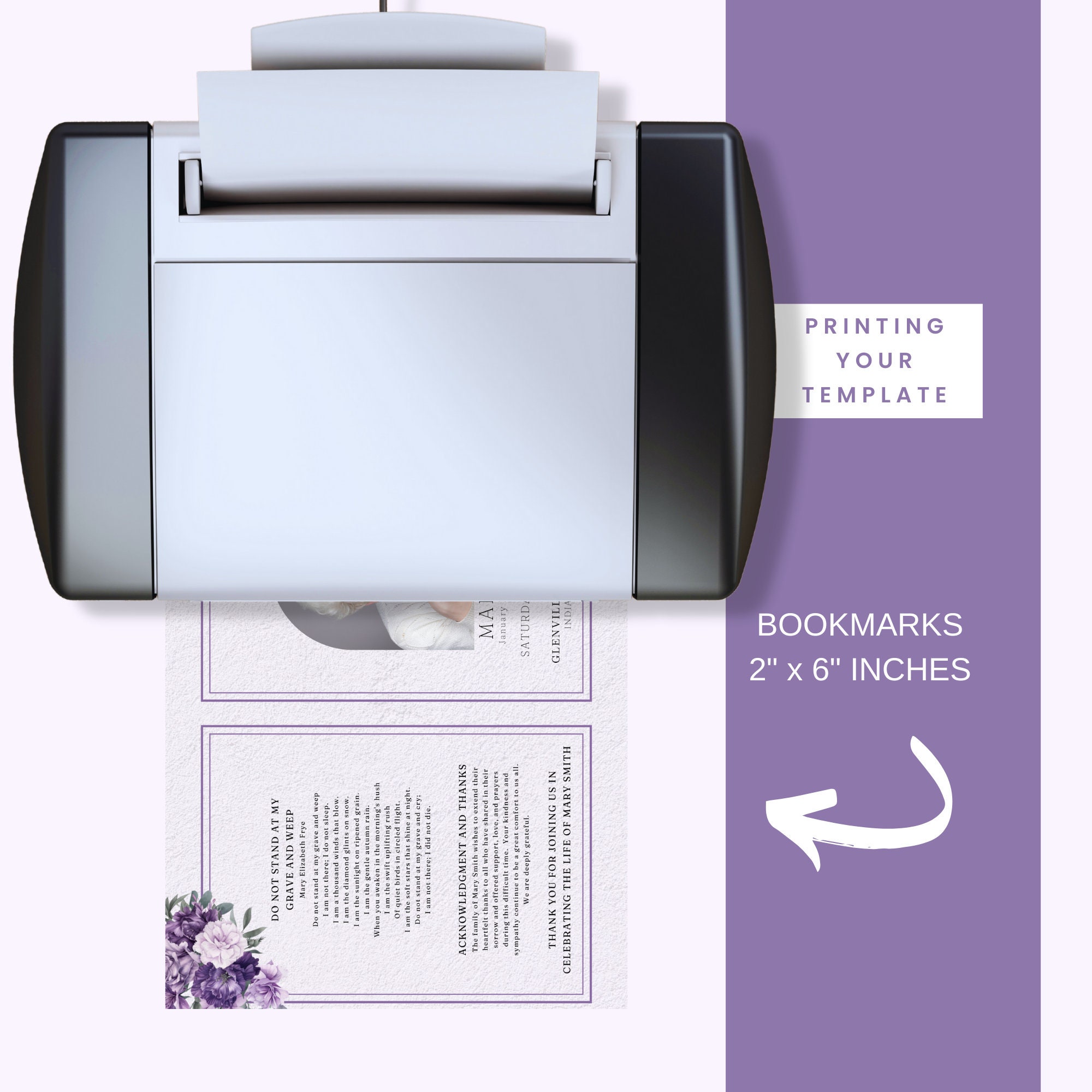 Funeral Program INSTANT DOWNLOAD, Religious Editable Order of Service ...