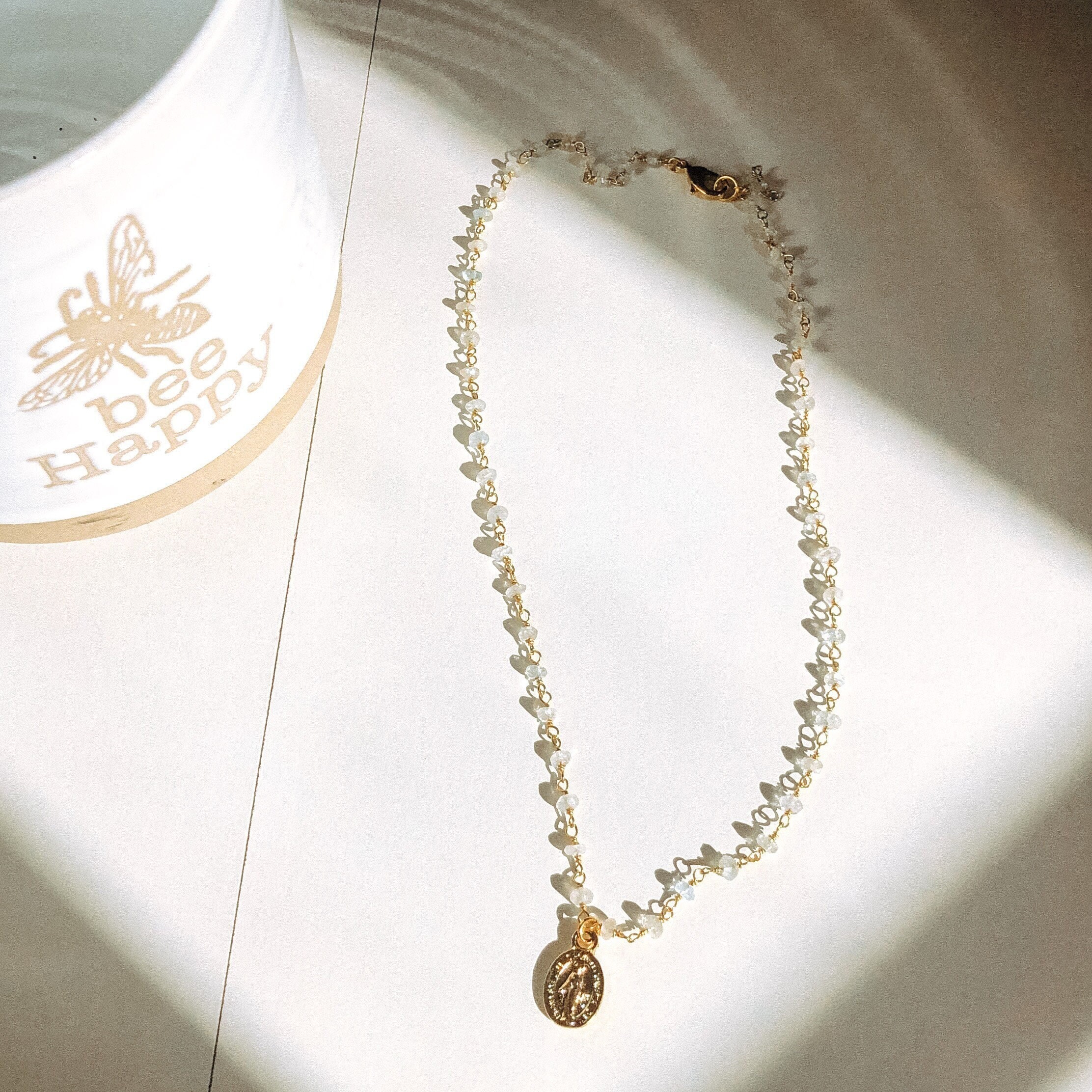 Miraculous Medal Choker Necklace - Etsy