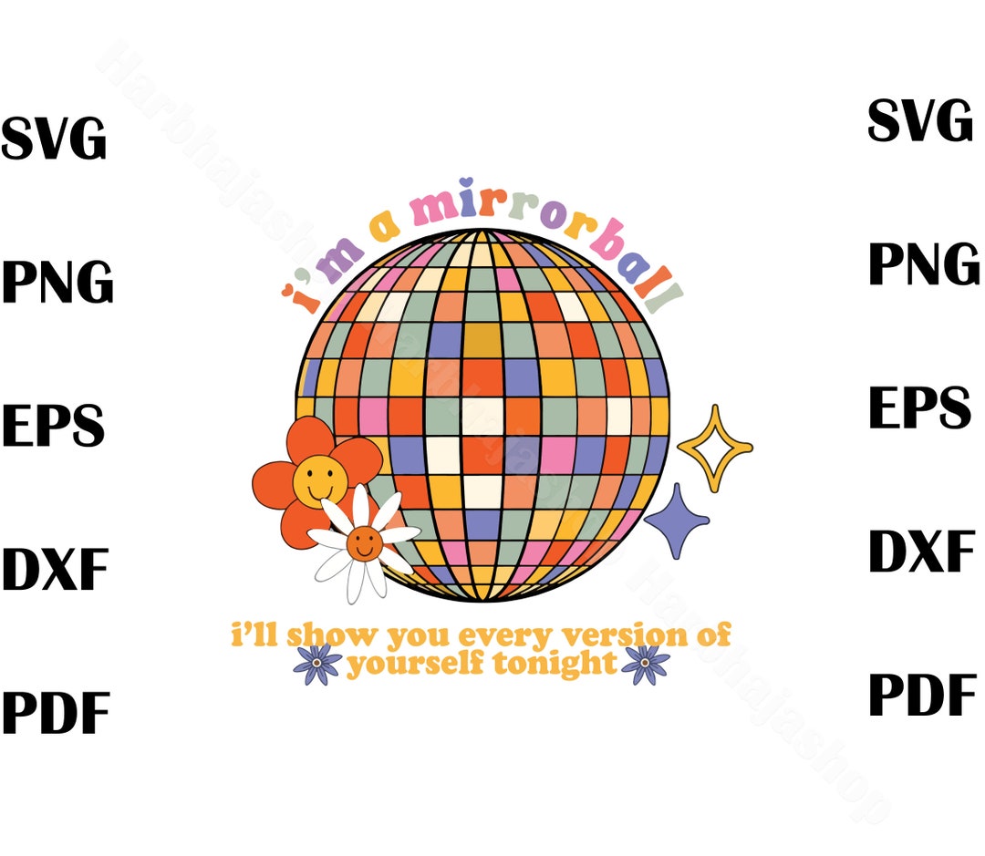 Mirrorball Taylor Swift the Eras Tour Svg Graphic Designs - Etsy
