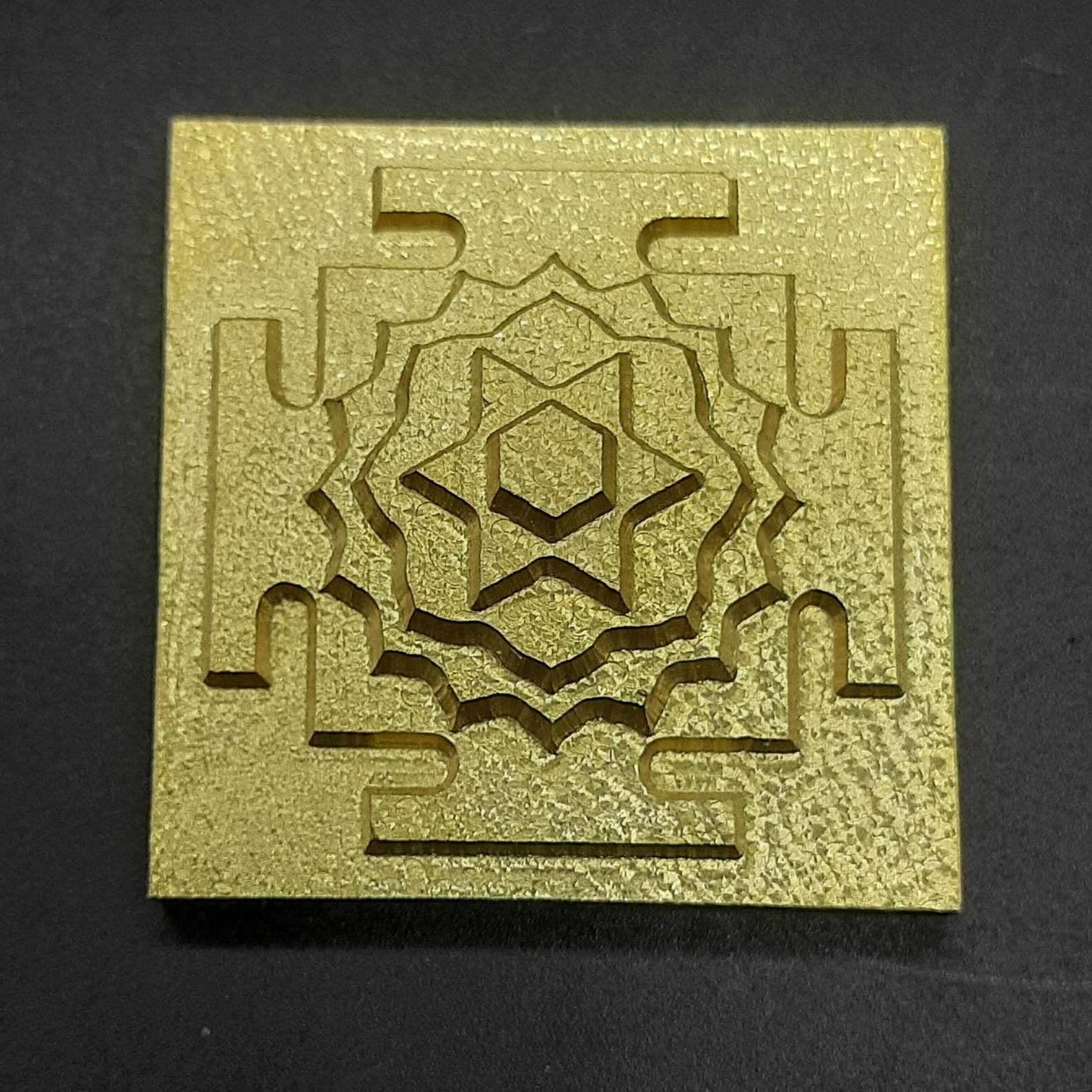 Shree Yantra CNC Cutting Premium Small - Sacred Geometric Design ...