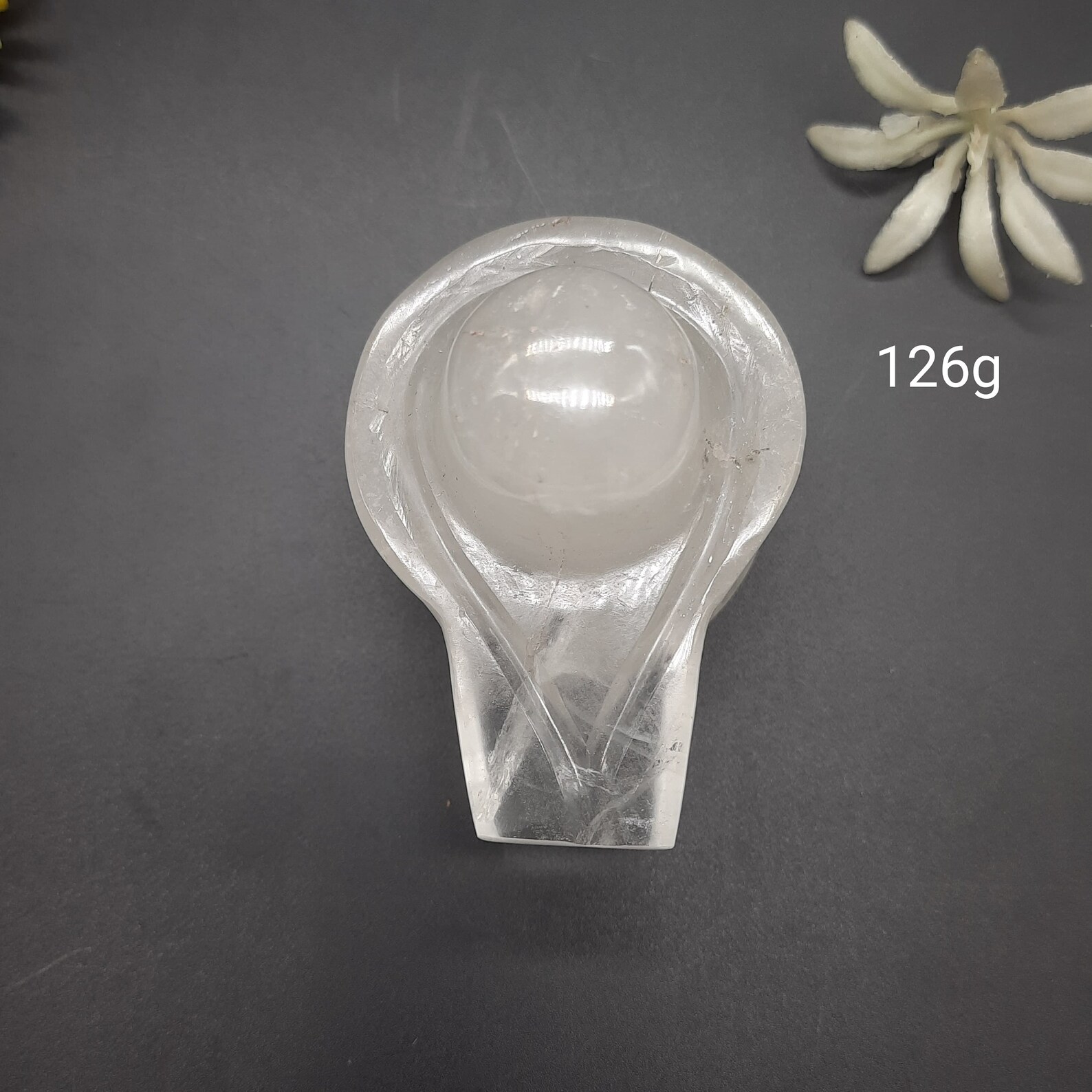 Natural Sphatik Shivling - Clear Quartz Crystal Shiva Lingam for ...