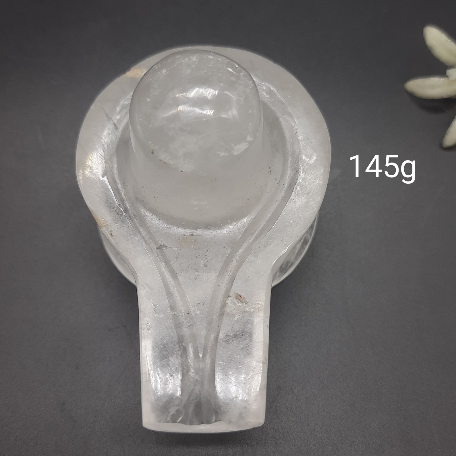 Natural Sphatik Shivling - Clear Quartz Crystal Shiva Lingam for ...