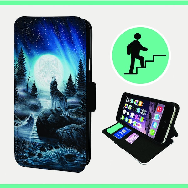 Leather Wolf Phone Case - Etsy