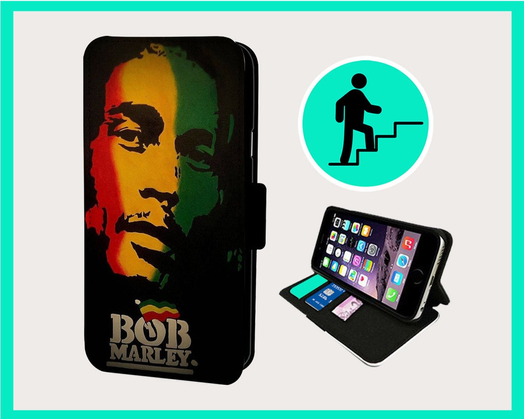 BOB RASTA REGGAE - Flip Phone Case Iphone/samsung Vegan Faux Leather - Etsy