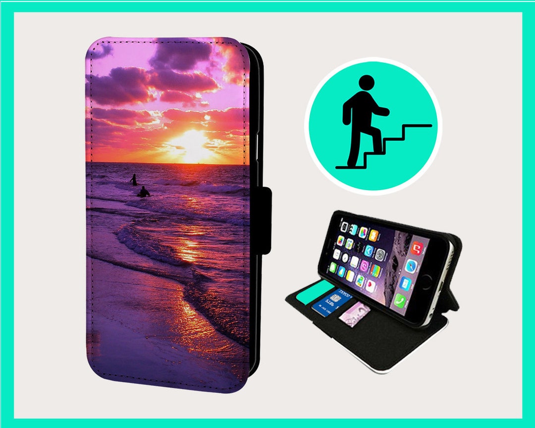 PARADISE BEACH SUNSET - Flip Phone Case Iphone/samsung Vegan Faux ...