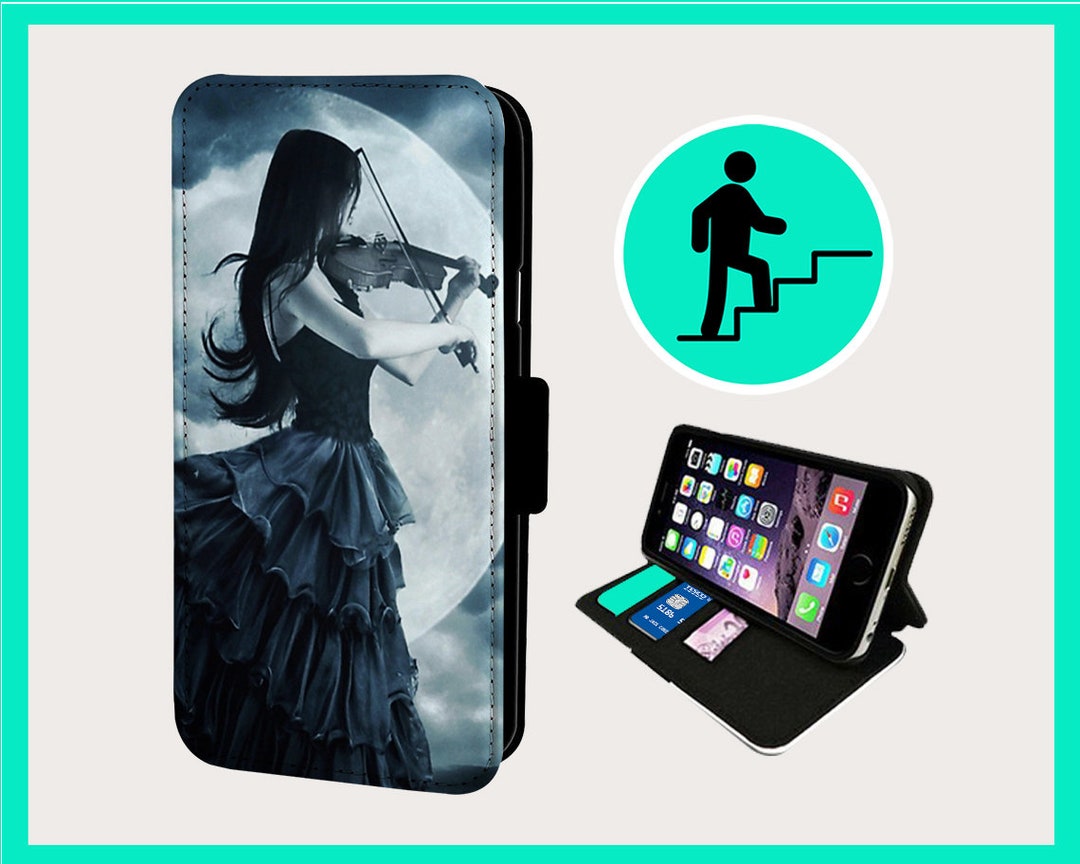 GOTHIC VIOLIN MAGIC - Flip Phone Case Iphone/samsung Vegan Faux Leather ...