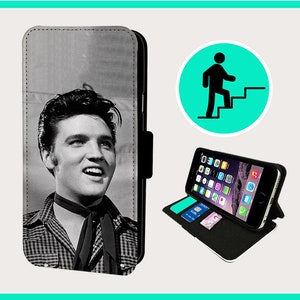 ELVIS ICONIC GRACELAND - Flip Phone Case Iphone/samsung Vegan Faux ...