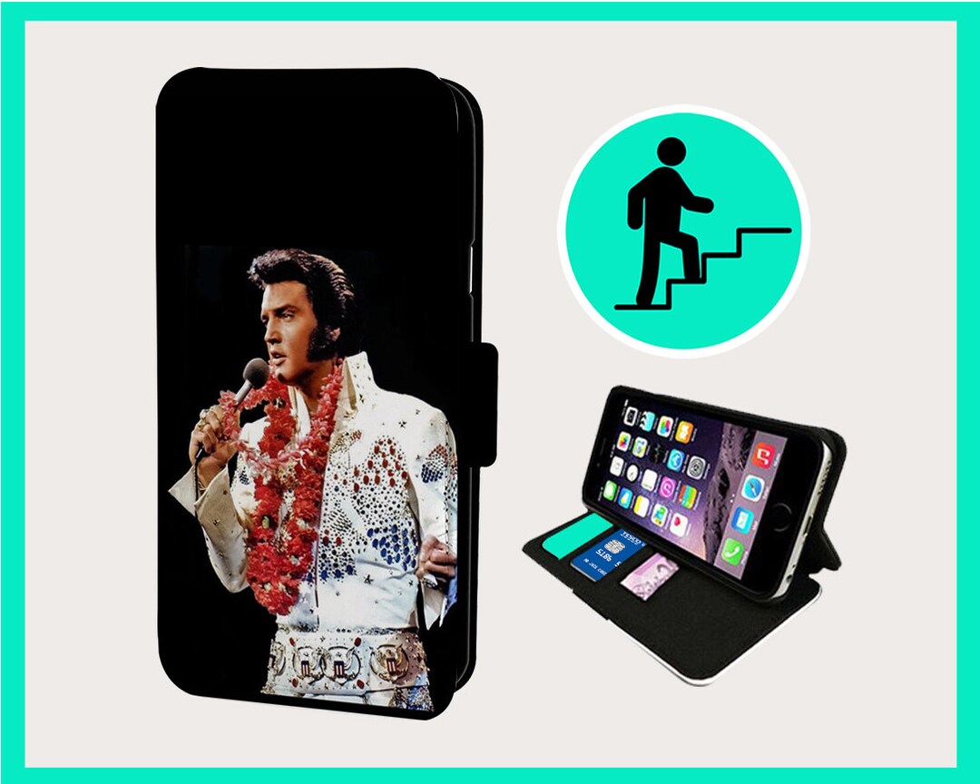 ELVIS ICONINC CONCERT - Flip Phone Case Iphone/samsung Vegan Faux ...