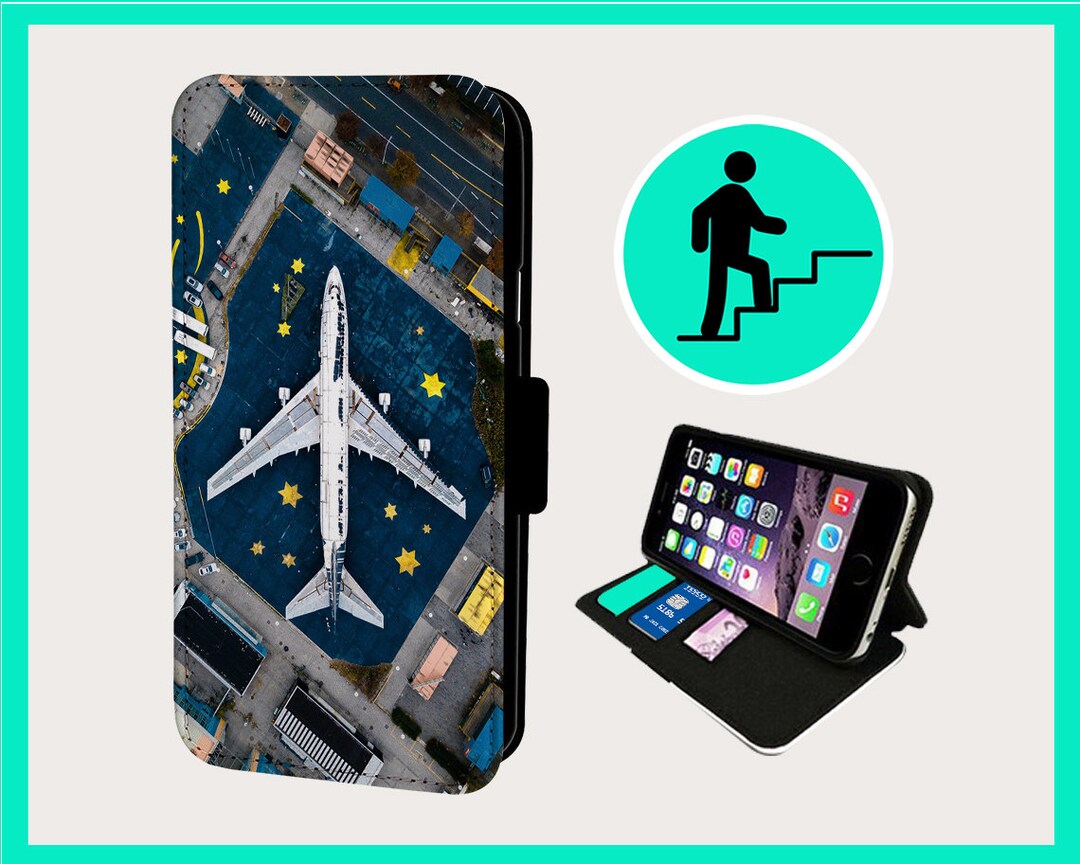 PLANE SPOTTER AVIATION - Flip Phone Case Iphone/samsung Vegan Faux ...