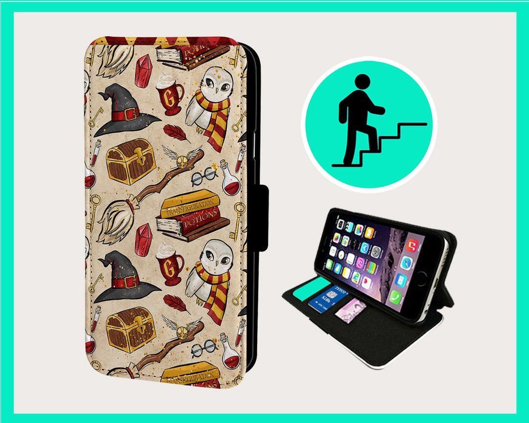 WIZARD MAGIC SPELLS - Flip Phone Case Iphone/samsung Vegan Faux Leather ...