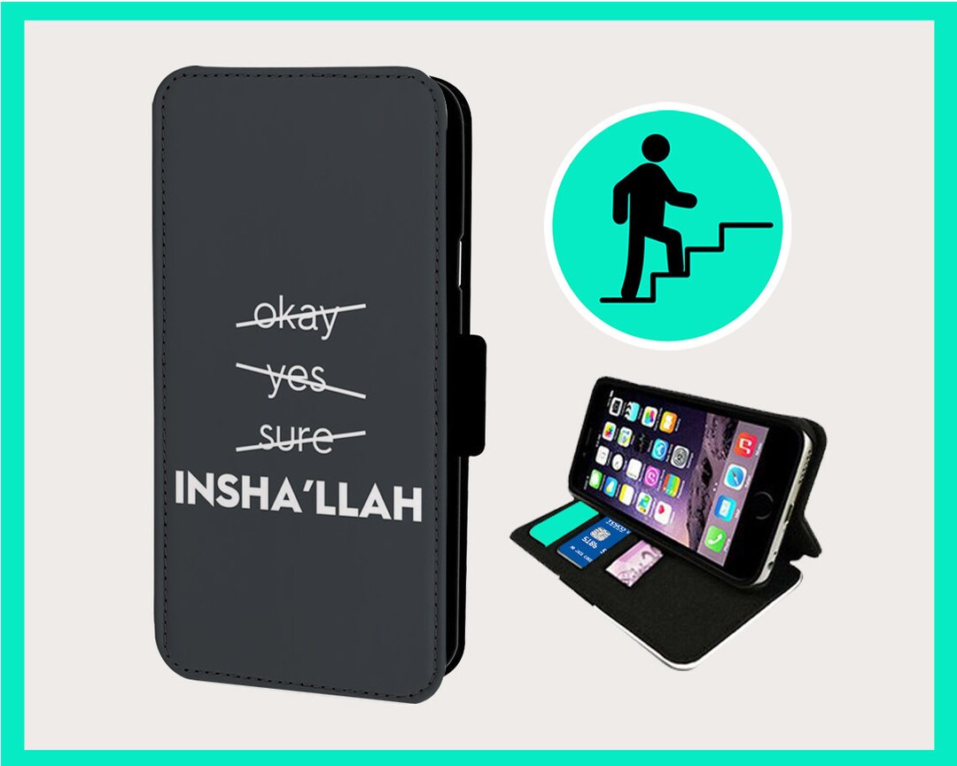 MUSLIM ALLAH GREATEST Flip Phone Case Iphone/samsung Vegan Faux Leather ...