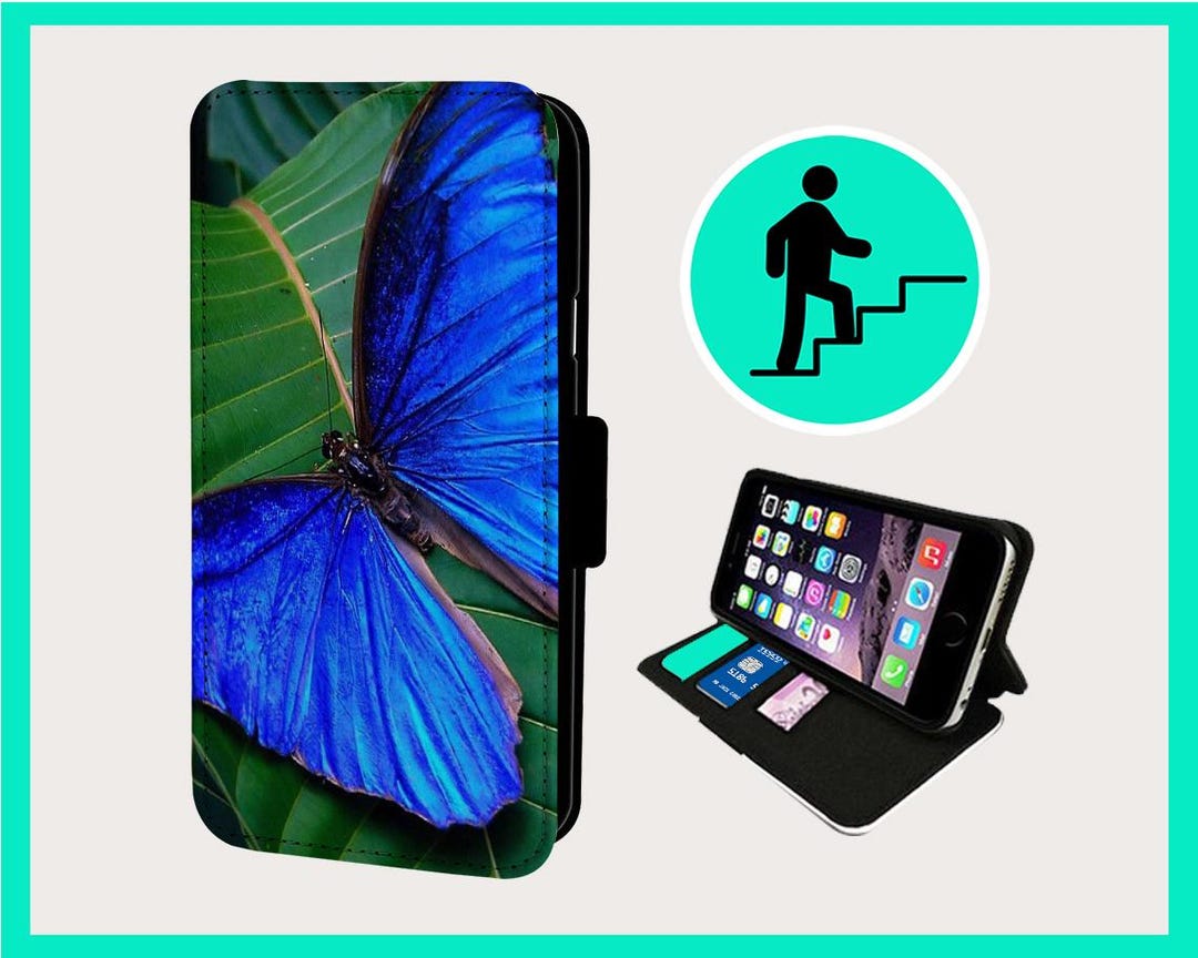 ENCHANTING BUTTERFLY - Flip Phone Case Iphone/samsung Vegan Faux ...