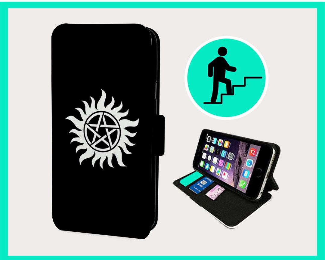 SUPERNATURAL SATANIC SUN - Flip Phone Case Iphone/samsung Vegan Faux ...