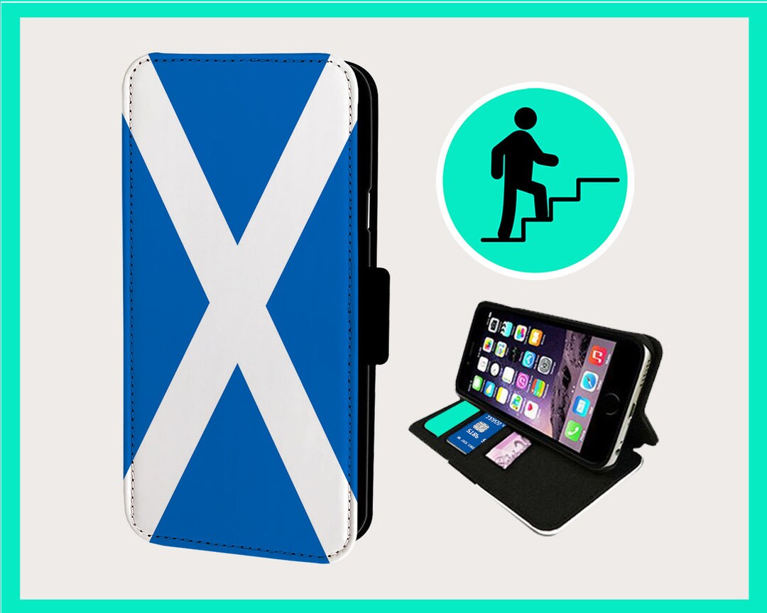 PATRIOTIC BONNIE SCOTLAND - Flip Phone Case Iphone/samsung Vegan Faux ...