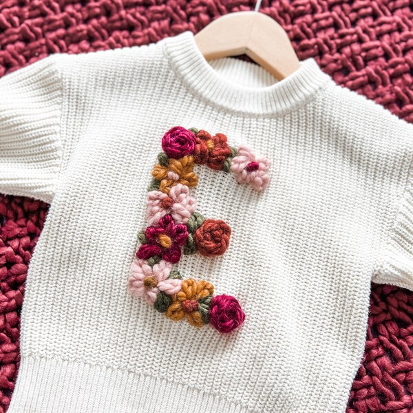 Letter Sweater - Etsy