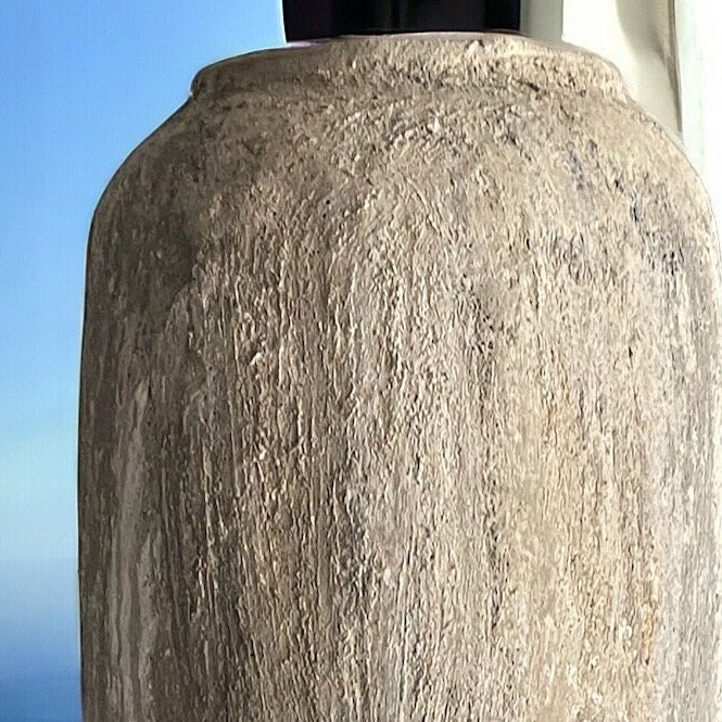 Tall Vase, Distress Old Texture Vase, Handmade Vase, Ceramic Vase ...