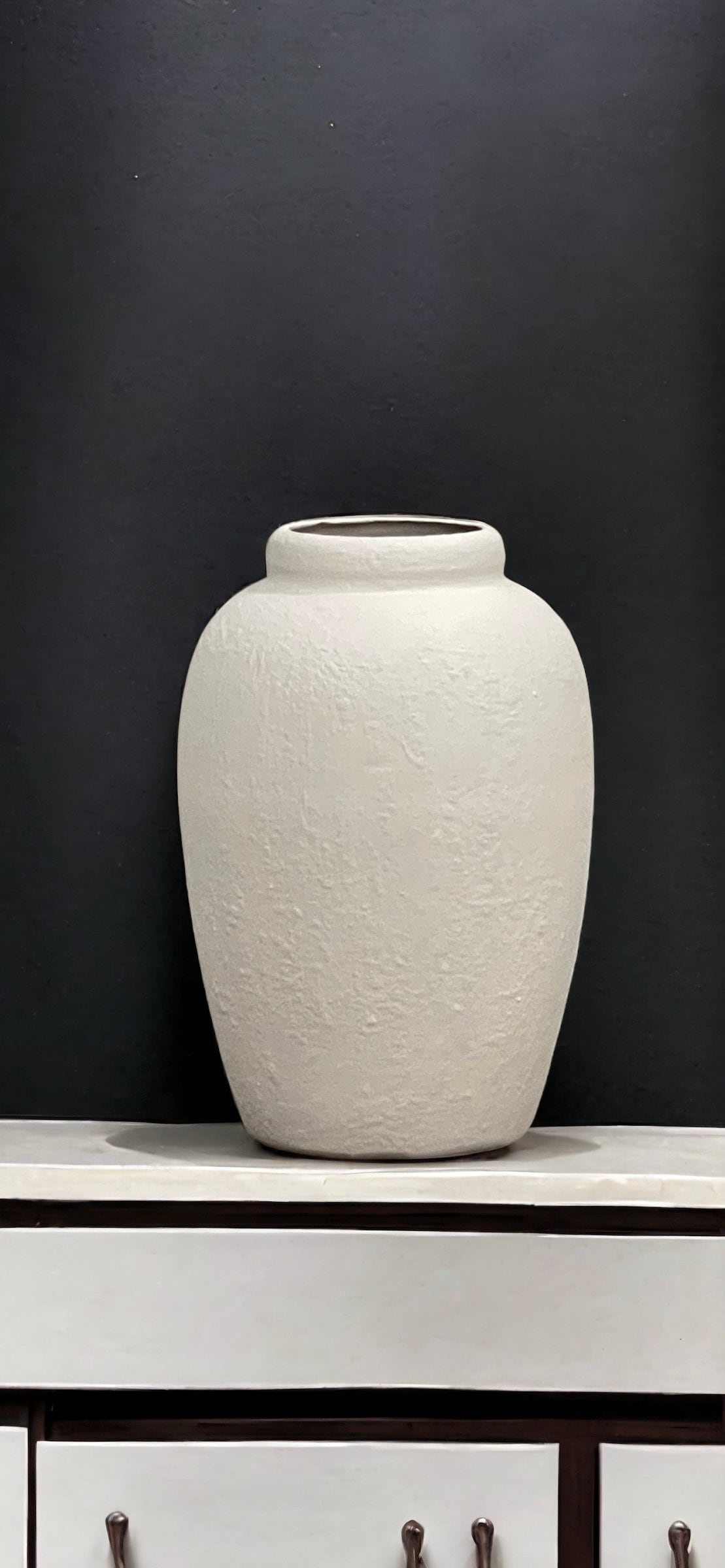 White Matte Textured Vase, White Vase, Handmade Vase, Ceramic Vase - Etsy