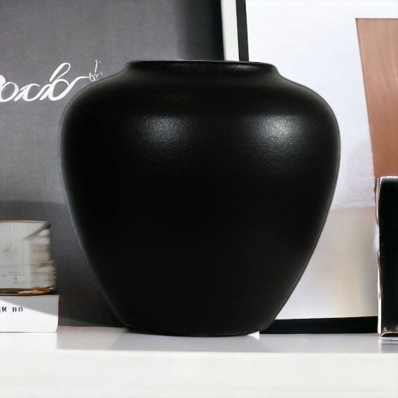 Round Glass Vase - Etsy