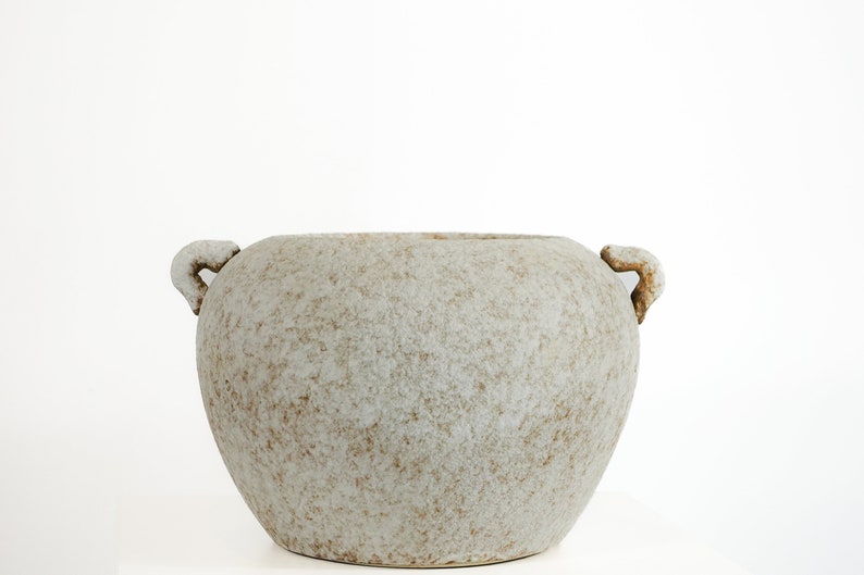 Vessel White Vase, Beige Vase, Tan Vase, Artisan Vase, Handmade Vase ...