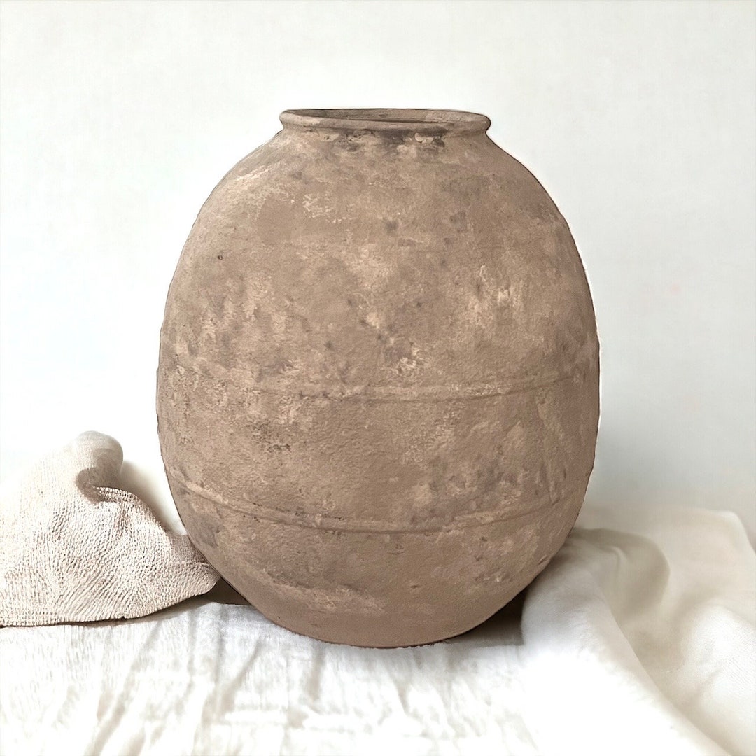 Distress Vase, Oval Vase, Handmade, Ceramic Vase - Etsy