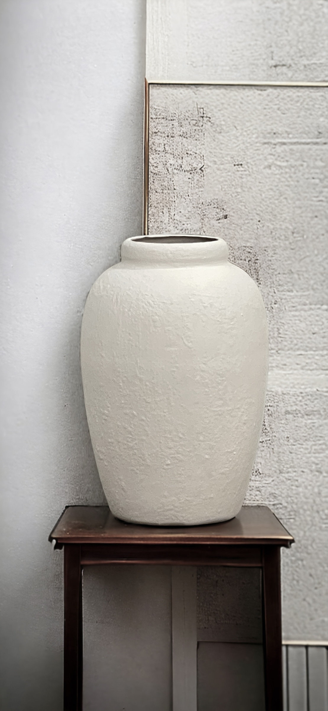 White Matte Textured Vase, White Vase, Handmade Vase, Ceramic Vase - Etsy