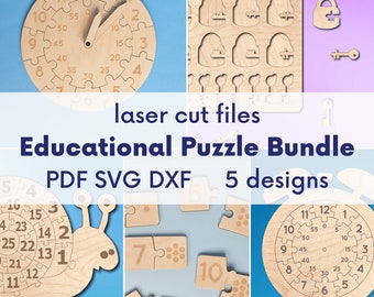 Buy World Map Puzzle Laser Cut File, Svg, Dxf ,kids Laser Svg Design ...