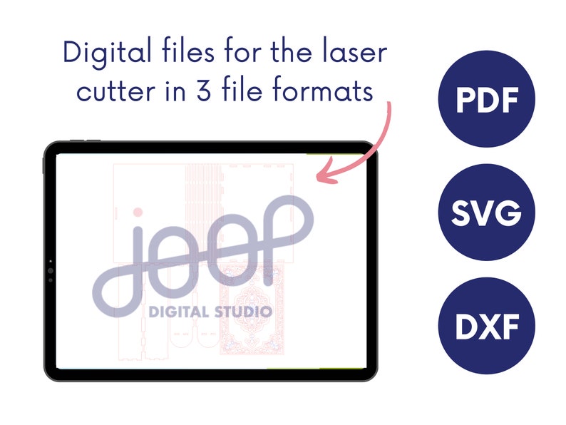 Laser Cut Book Box Svg, Book Box File, Laser Cut Box With Lid, Laser ...