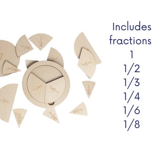 Fraction Circle Svg, Fractions Svg, Laser Cut Toy Files, Laser File ...