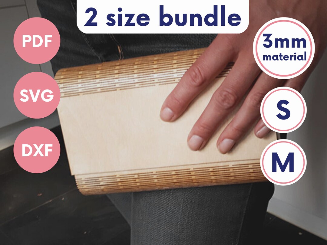 Wooden Lasercut Clutch, Beautiful and Unique Wood Hand Bag, Live Hinges ...